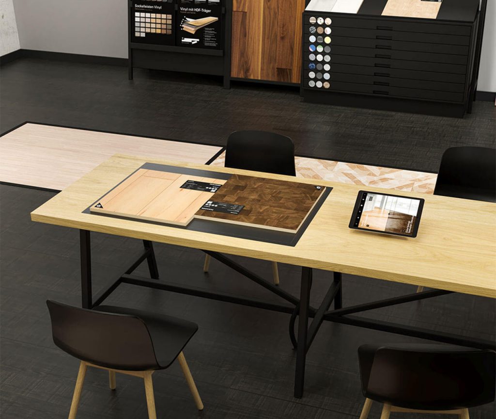 Modular shop system for Parador: Shop design by Preussisch Portugal